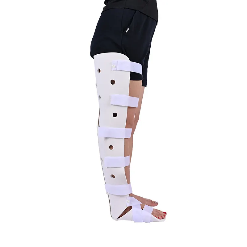 High polymer femoral tibiofibular brace splint for ligamentous fixation ...